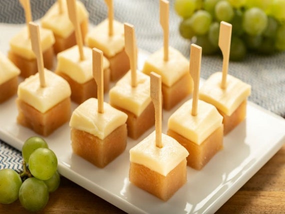 Cheese Cubes On Toothpicks