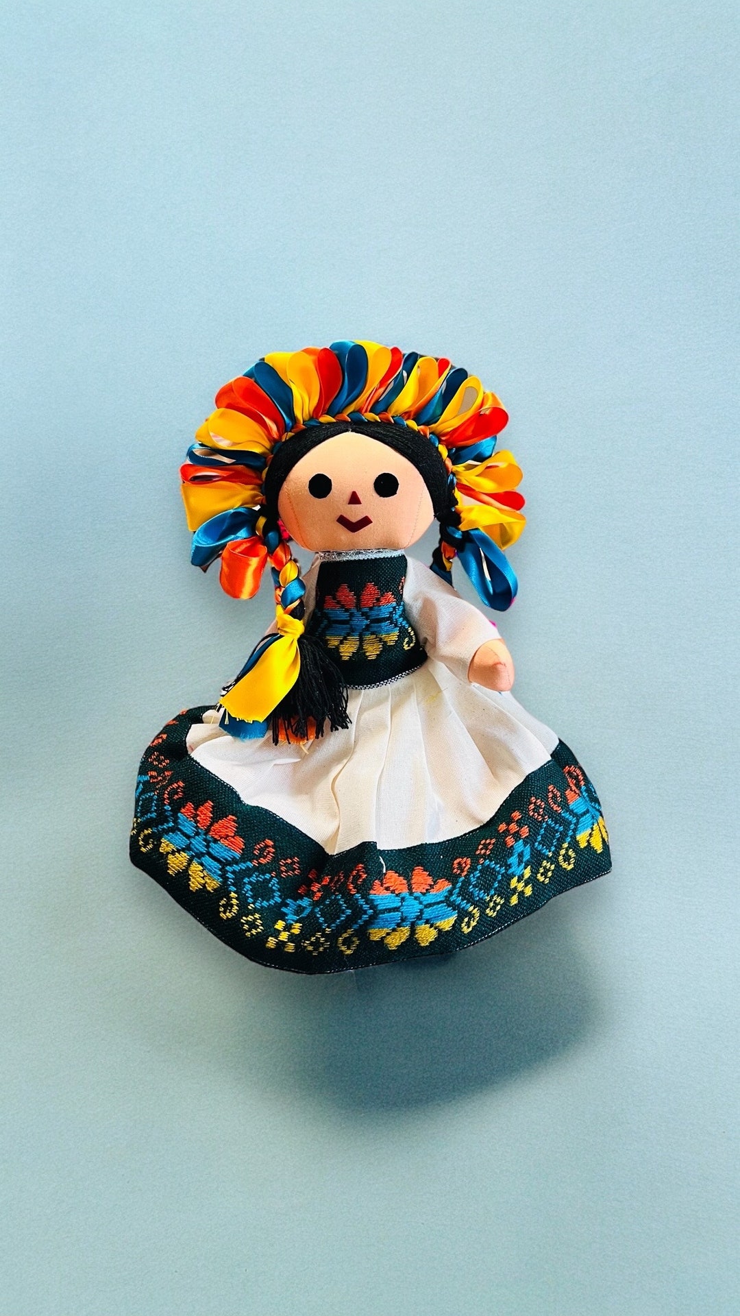 Authentic Amealco Lele Doll – Handmade Mexican Rag Doll (14") Cultural ...