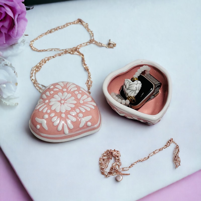 Copper Heart Trinket Box - Etsy