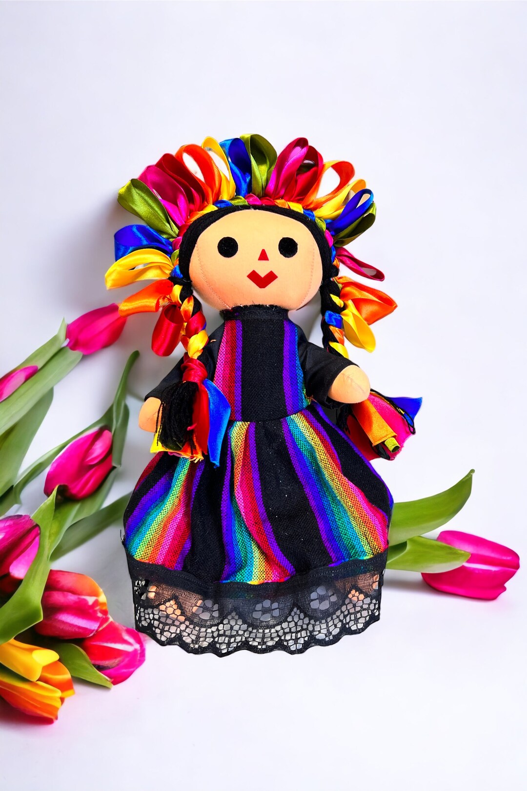 Maria Doll Rainbow, Gift for Kids, Toys, Luxury Mexican Doll, Lele ...