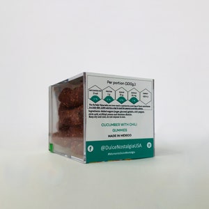 Cucumber Gummy, Spicy Gummies, Chamoy Gummies, Mexican Candy, Dulces ...