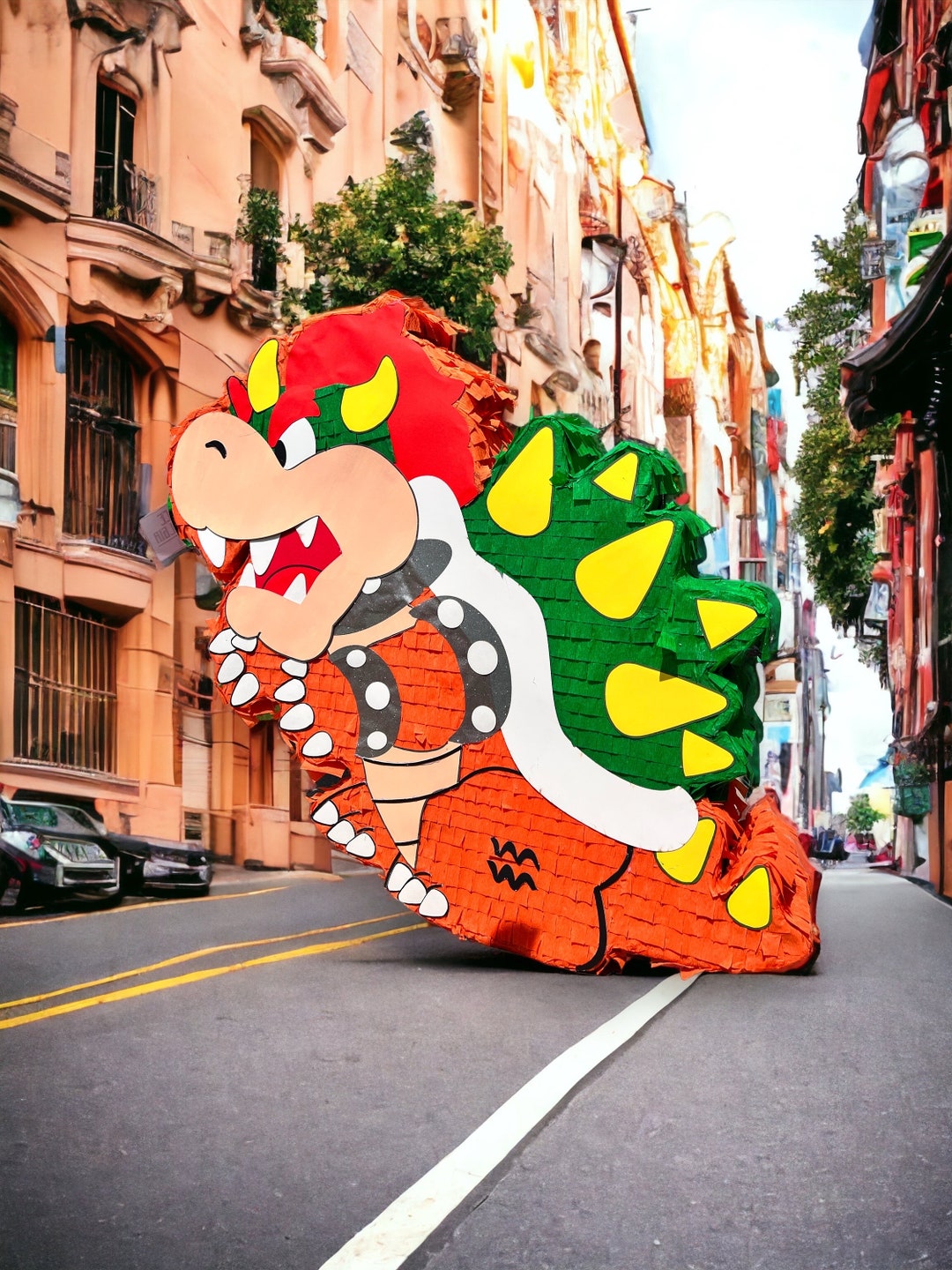 Bowser PIÑATA / Bowser Party Piñata / Bowser Piñata, Bowser Birthday ...