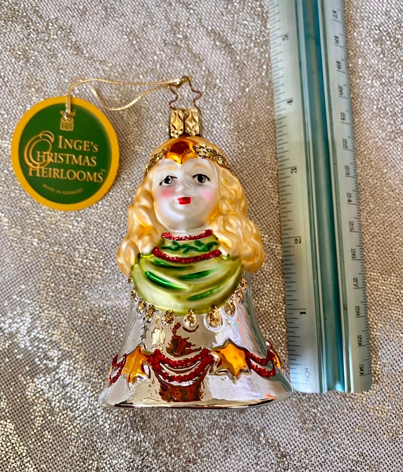 Inge Glass Angel Annual Bell 2003 - Etsy