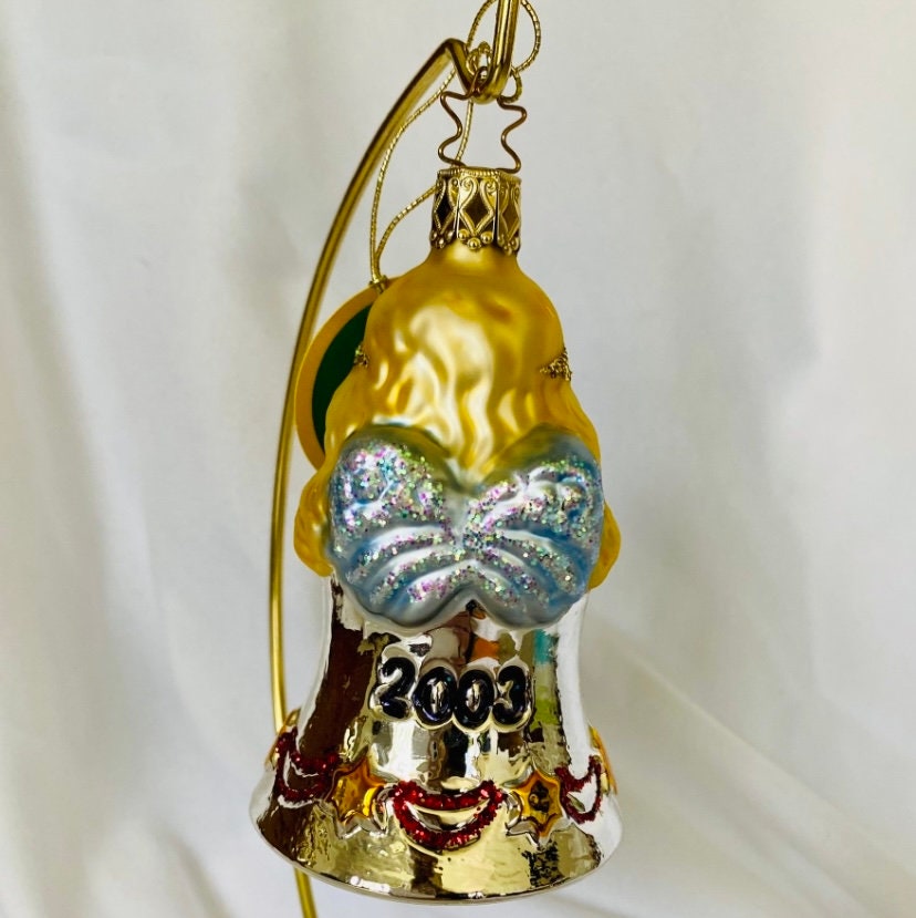 Inge Glass Angel Annual Bell 2003 - Etsy