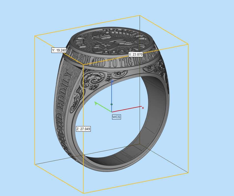 Orthodox Ring 3d Model Stl 3d File Ring Jewelry/ STL File for 3D ...
