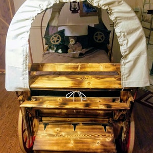 Goodnight Wagon - Pioneer Wagon Twin Bed - Etsy