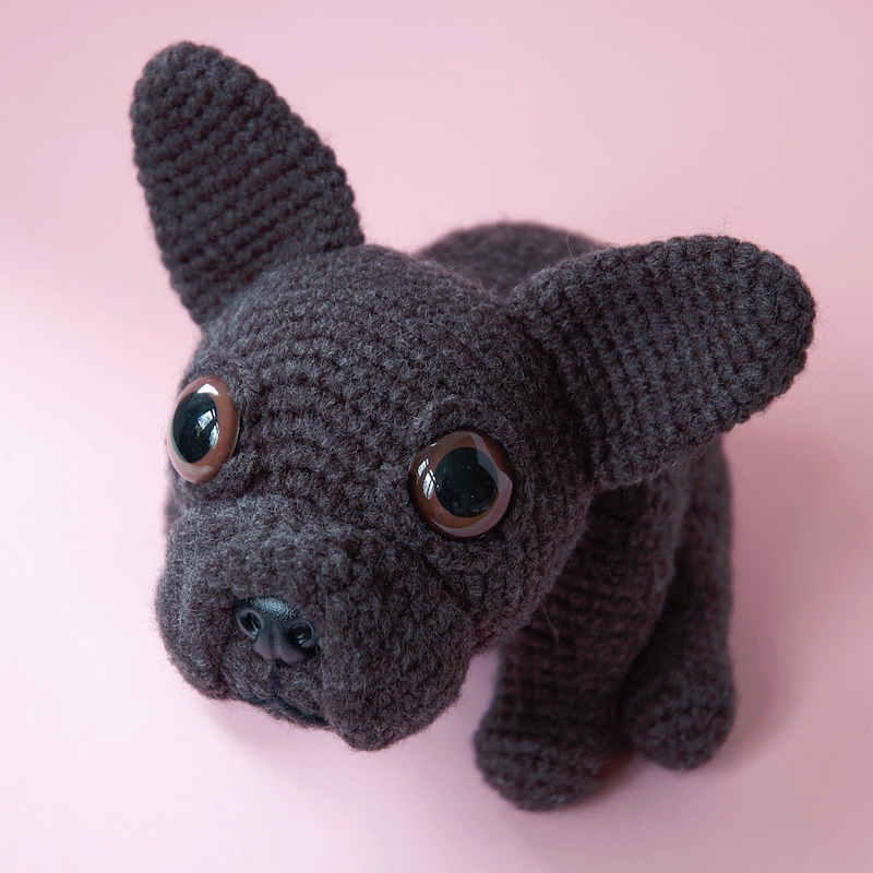 Bulldog Knitting Pattern - Etsy