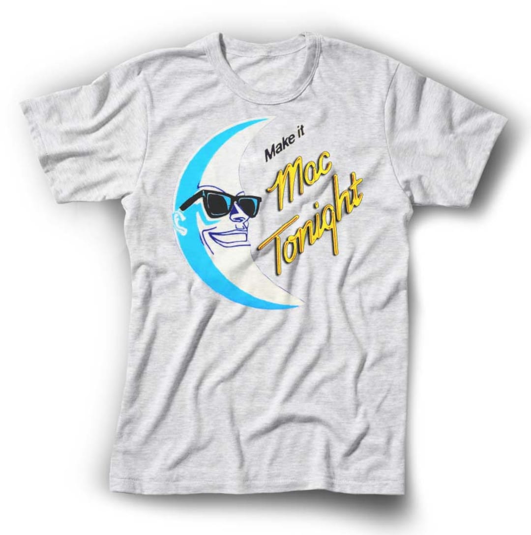 Mac Donalds Moon Man T-shirt ~ Make It Mac Tonight ~ Big Mac Ronald T ...