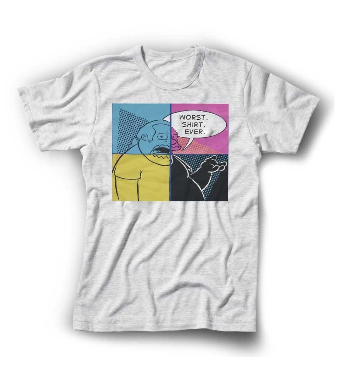 Worst Shirt Ever Comic Guy Character T-shirt TV Show Hilarious Shirt ...