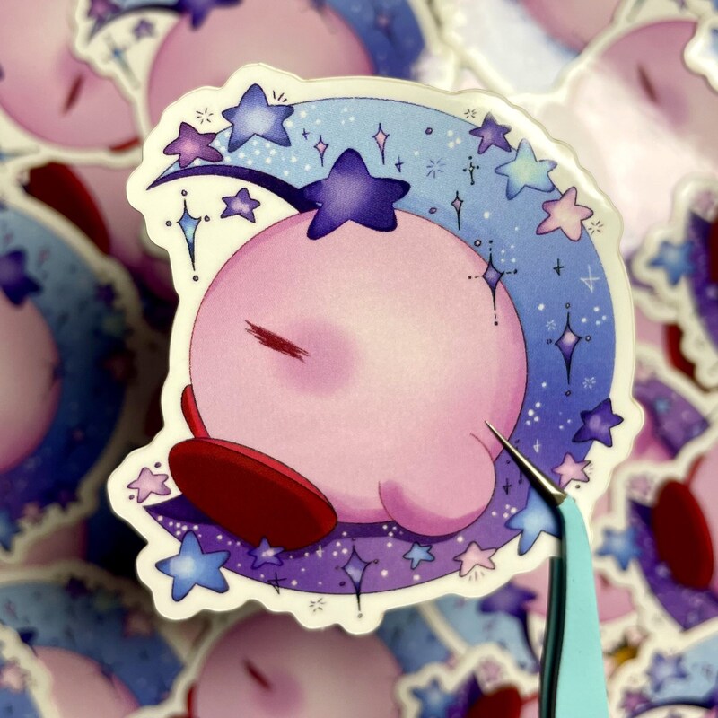 Kirby Sticker - Etsy