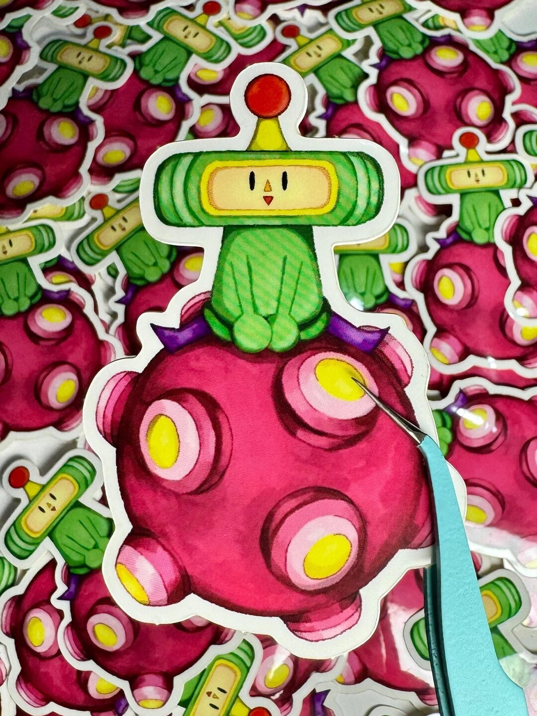 Katamari Prince Glossy Vinyl Sticker - Etsy
