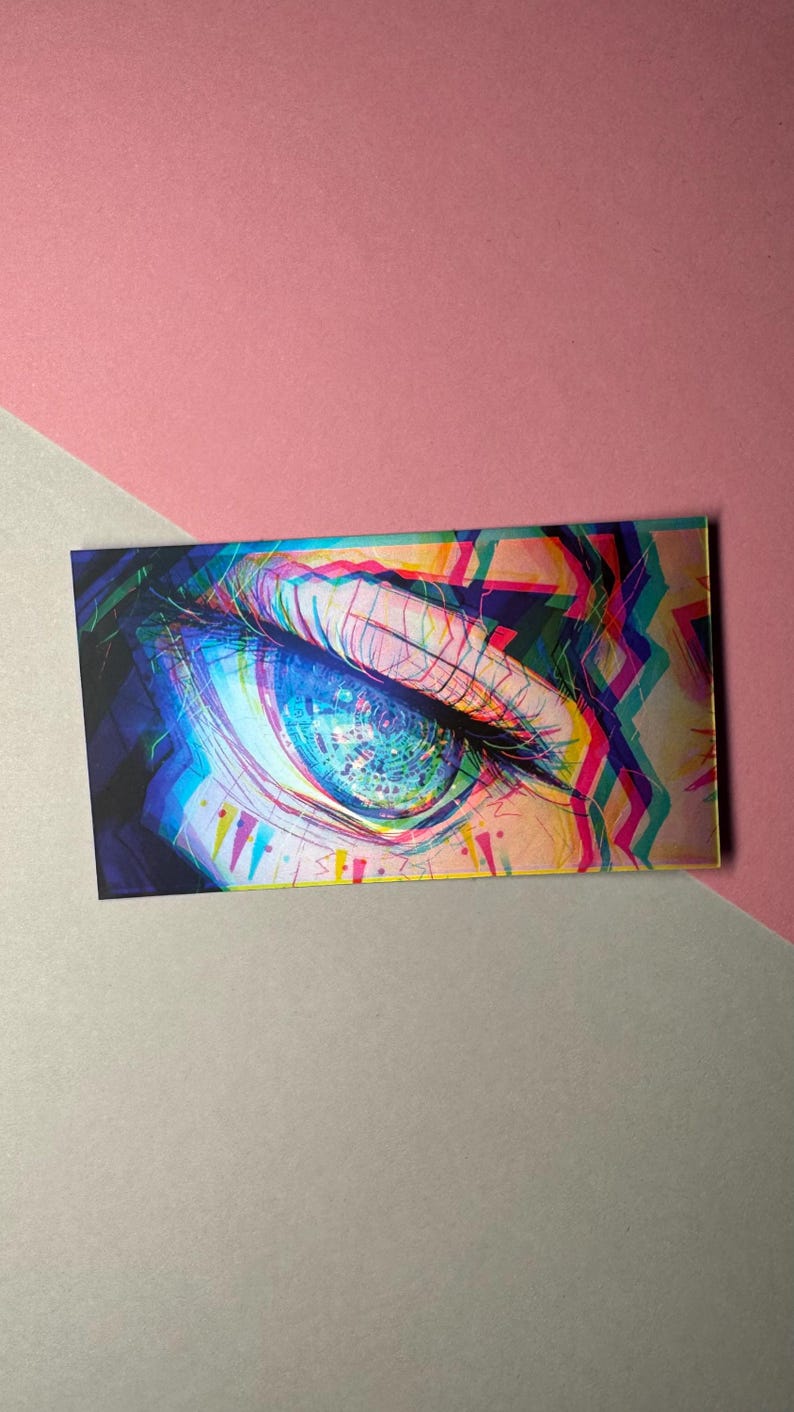 Globo ocular RGB: pegatina holográfica de vinilo mate o pegatina de ...