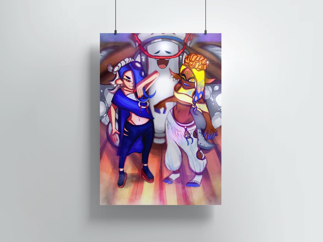 Splatoon Deep Cut - 11" X 14" Art Print - Etsy