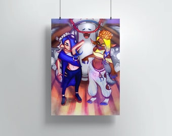 Splatoon Deep Cut Print - Etsy