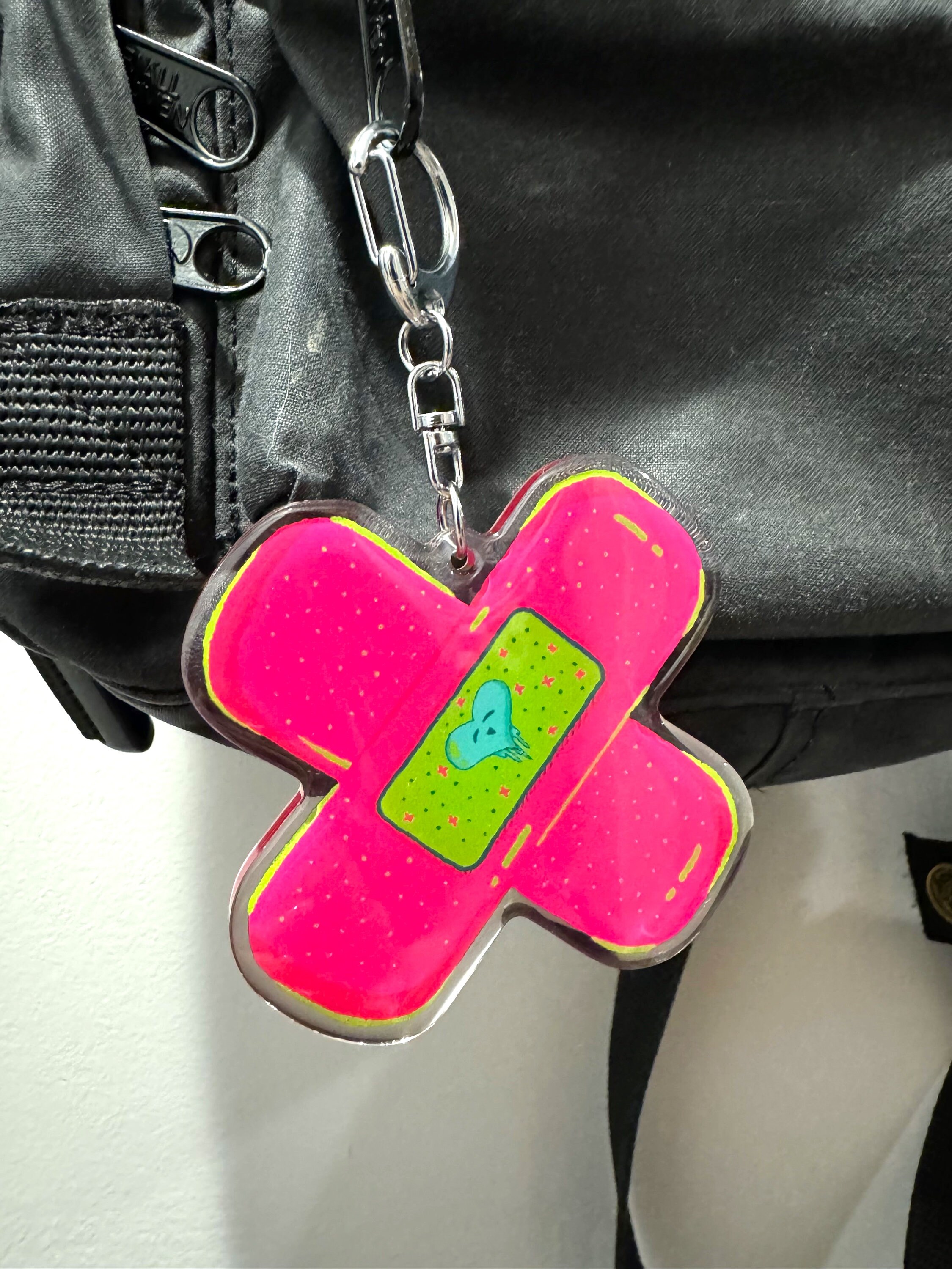 Cute Aesthetic Band-aid - Double Sided Acrylic Epoxy Keychain - Etsy
