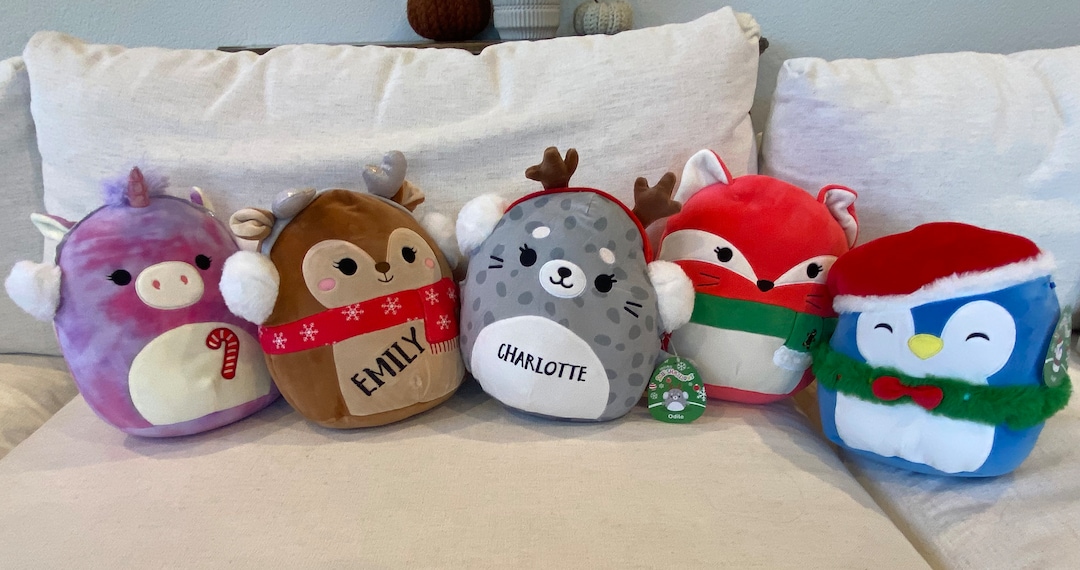 Personalized Holiday 10 Squishmallow Gift - Etsy