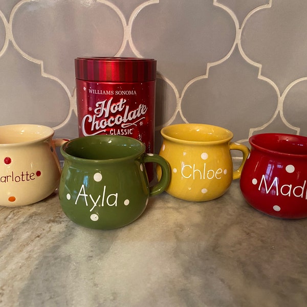 Hot Chocolate Mugs - Etsy