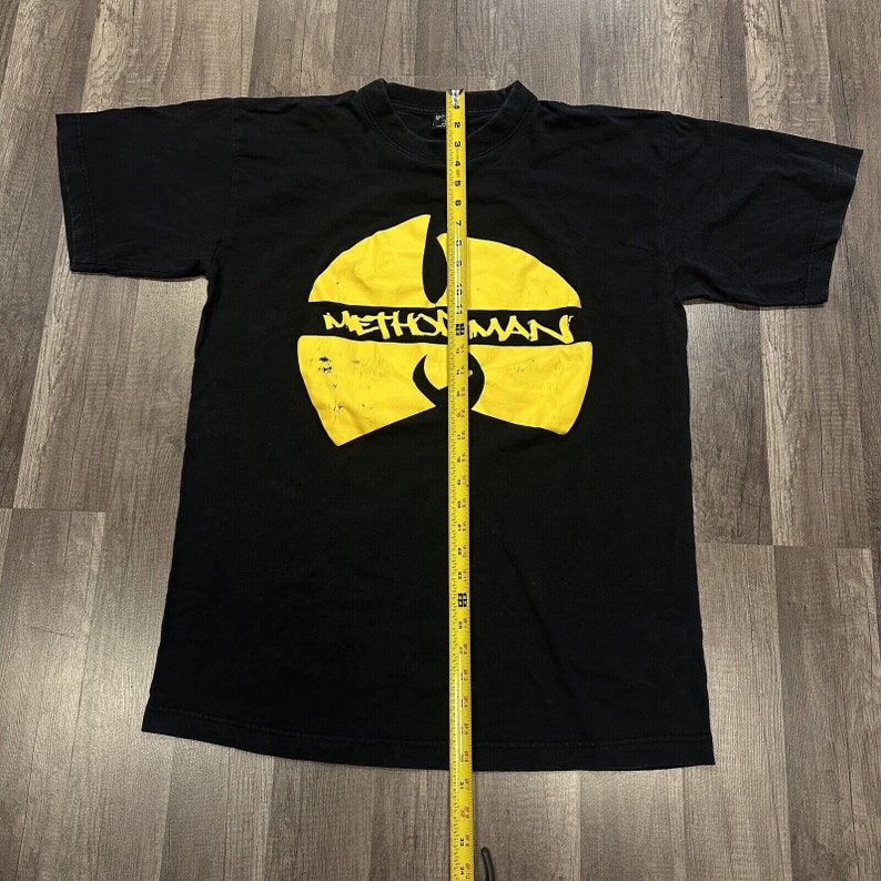Y2k Wu-tang Clan Methodman Black Yellow Logo Tee T-shirt 2xl Vtg 5 - Etsy