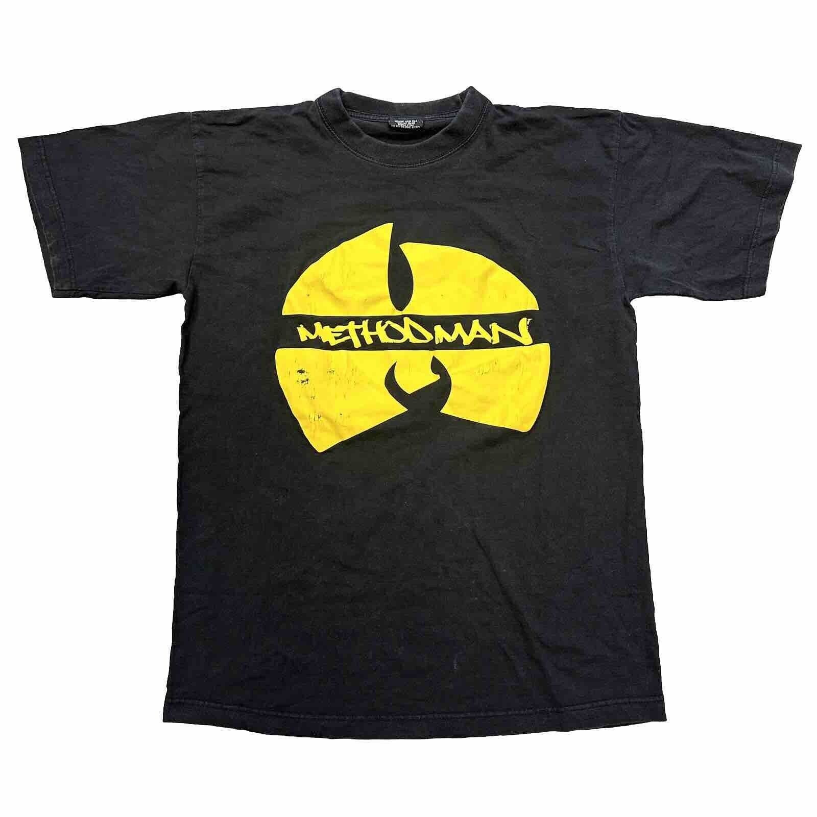Y2k Wu-tang Clan Methodman Black Yellow Logo Tee T-shirt 2xl Vtg 5 - Etsy