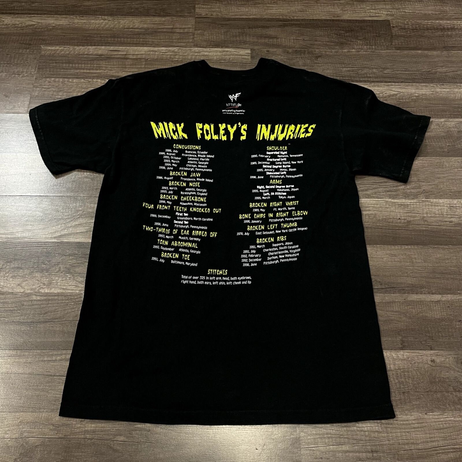 Vtg Mankind Mick Foley's Injuries Anatomy of A Hard-core - Etsy