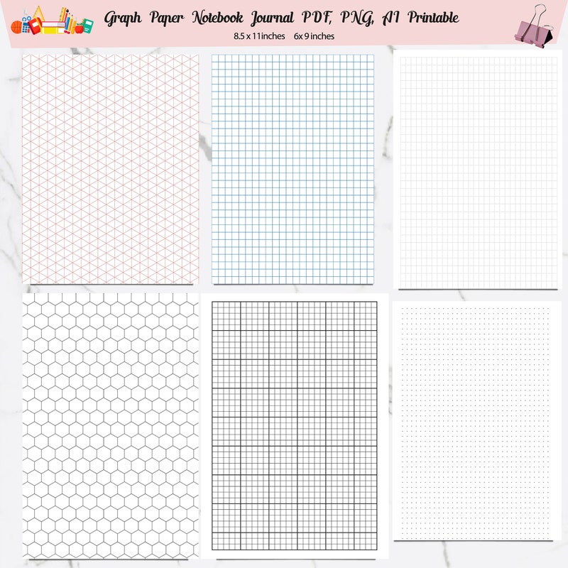 Printable Graph Paper - Etsy