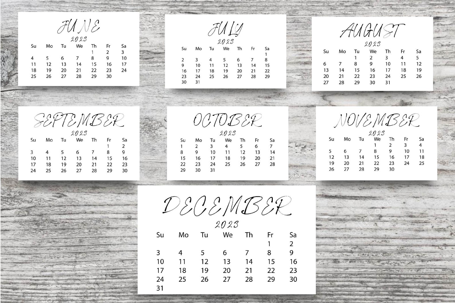 2023 2024 Printable Calendars Cleaning Birthday Calendar - Etsy