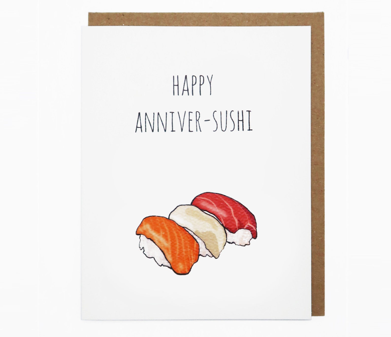 Sushi Card, Anniversary Card, Love Card, Card for Her, Card for Him ...