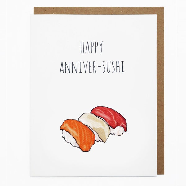 Sushi Card - Etsy
