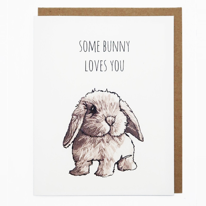 Bunny Pun Card - Etsy