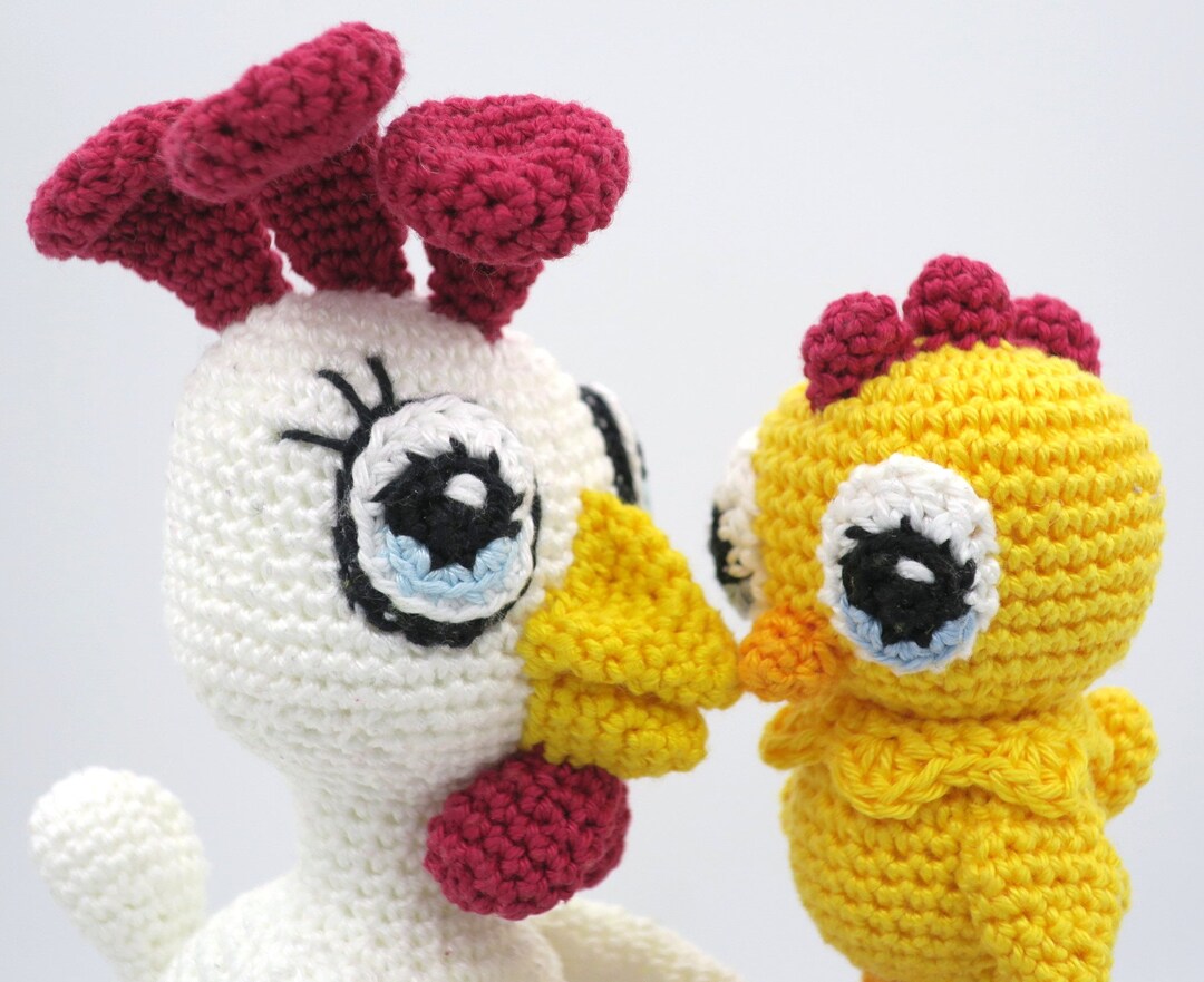 Amigurumi Pattern Crochet Hen Chick Easter Egg - Etsy