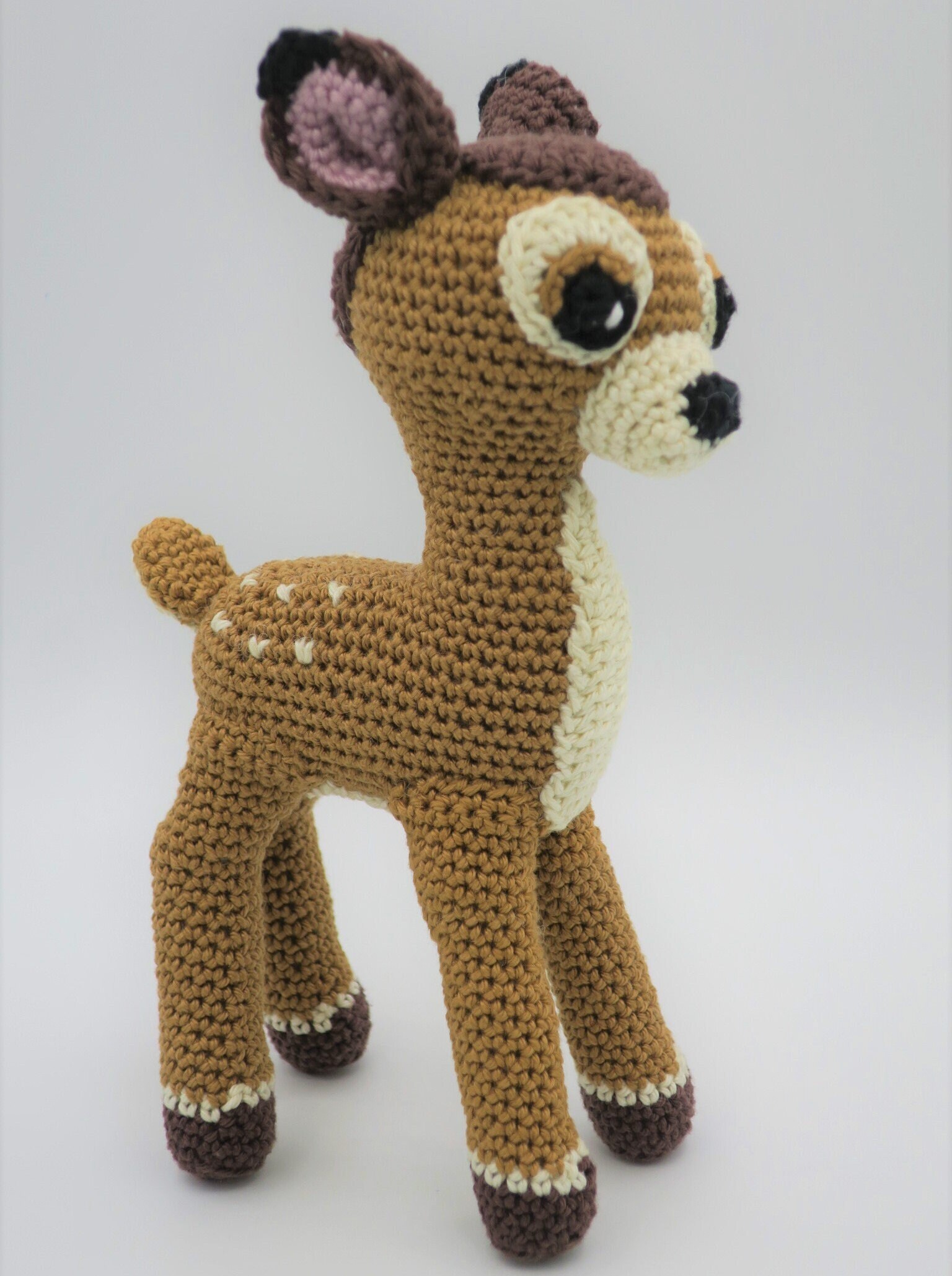 Crochet Pattern Amigurumi Bambi Deer Skunk Flower Meadow - Etsy