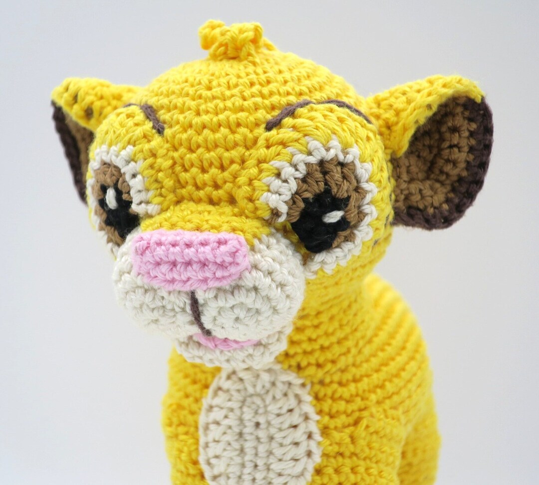 Amigurumi Instructions Crochet Lion Simba - Etsy
