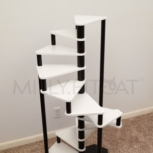 12 Step Cat Stairs (no Perch), Spiral Cat Furniture, Best Cat Tree ...