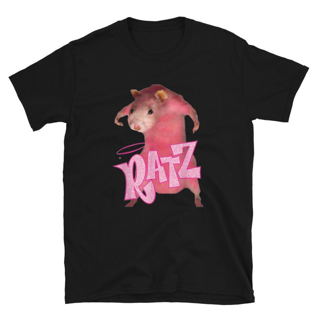 Funny Rat Funny Mouse Ratz Pink Ratz Mouse Meme Pink Rat T-shirt Mouse ...