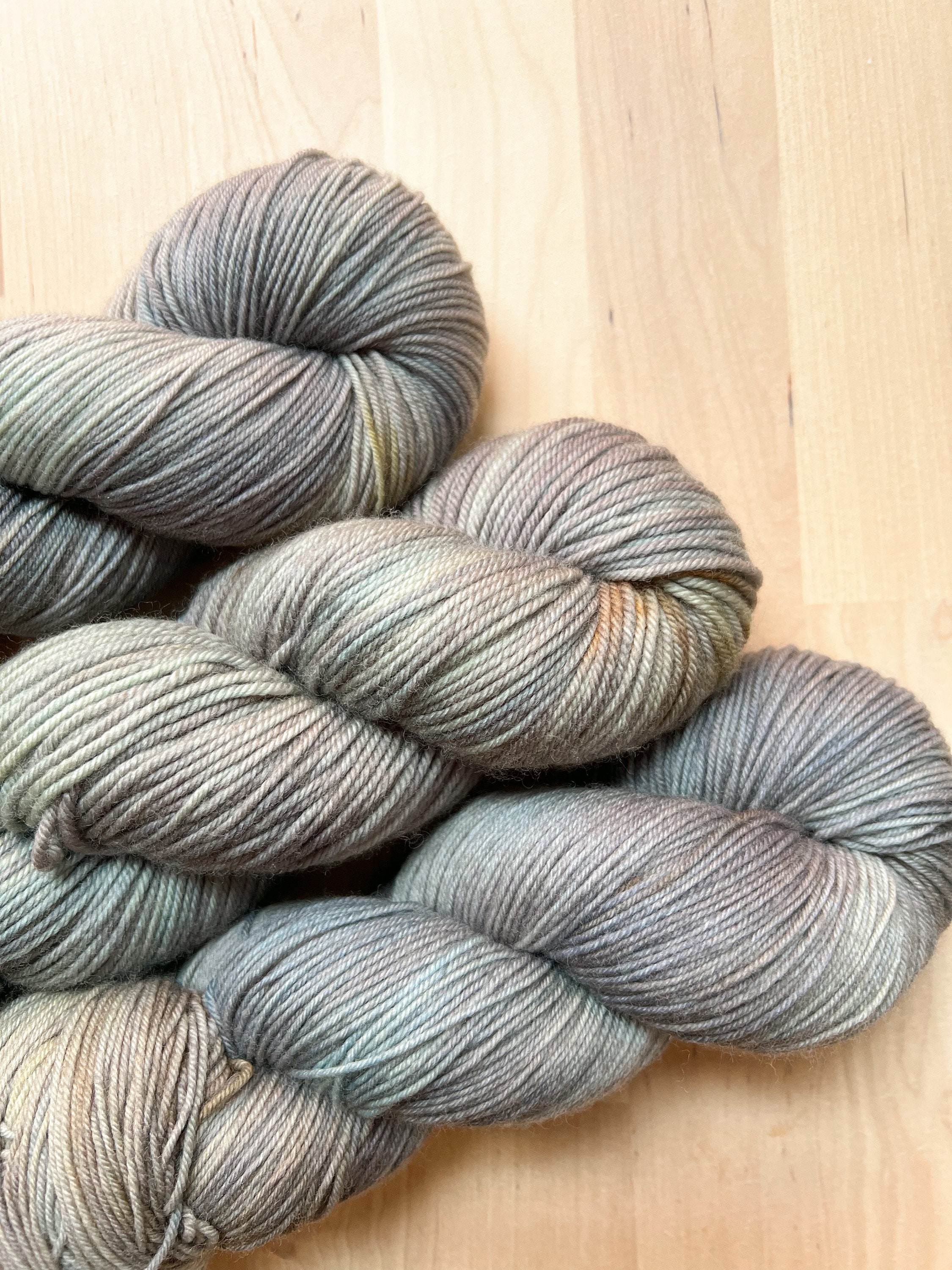 IN STOCK Sagebrush Yarn Hand-dyed Olive Sage Neutral Earth Tone Yarn ...