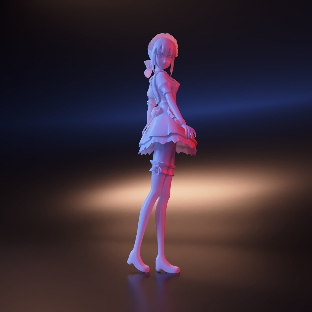 Anime Princes 3d Printed Files Stl, Digital Print Set Character ...