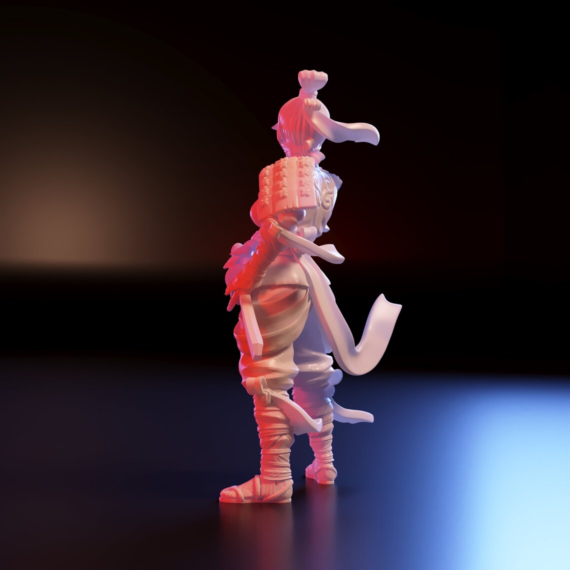 Anime Kunoichi Ninja 3d Printed Files Stl, Digital Print Set Character ...