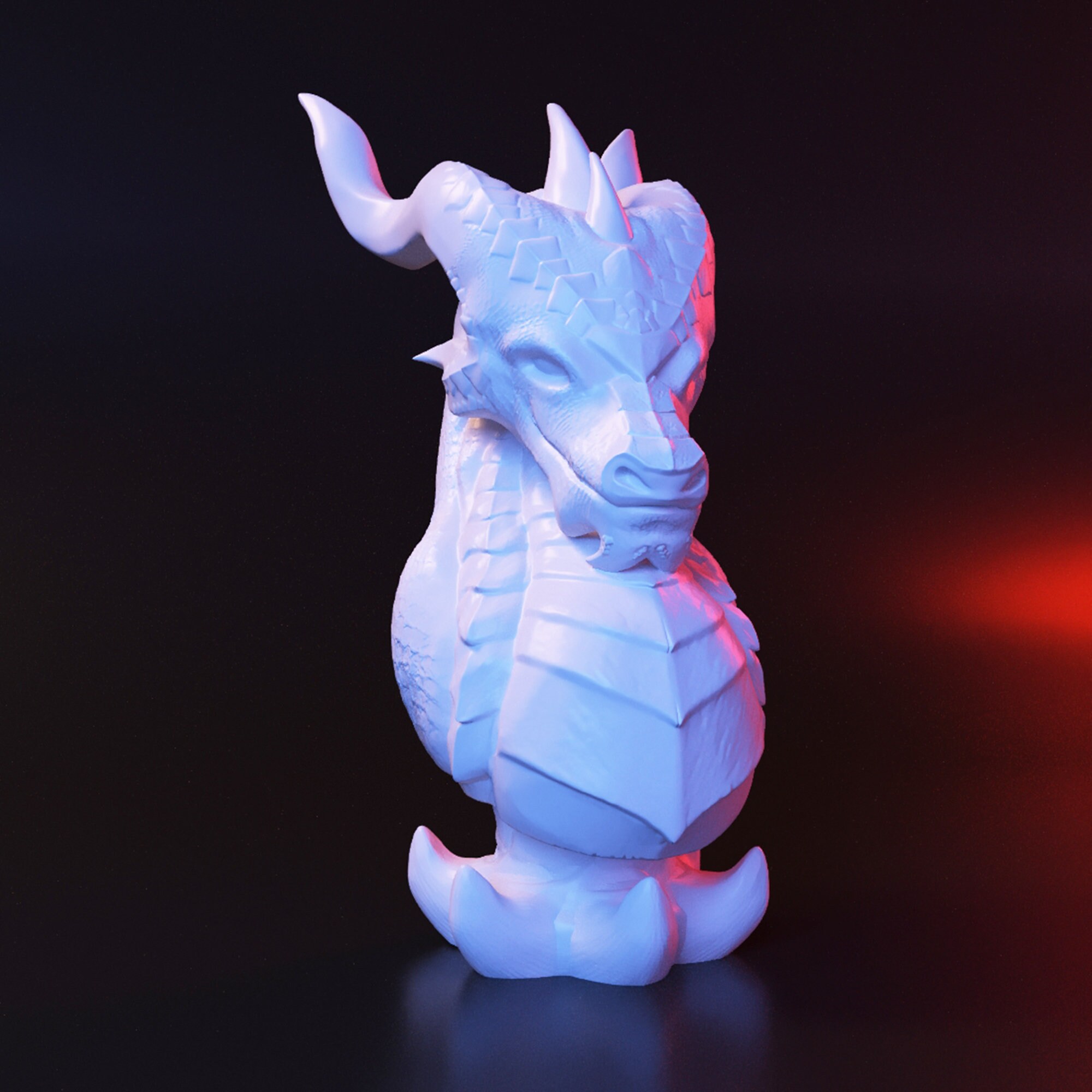 Anime Dragon 3d Printed Files Stl, Digital Print Set Character ...