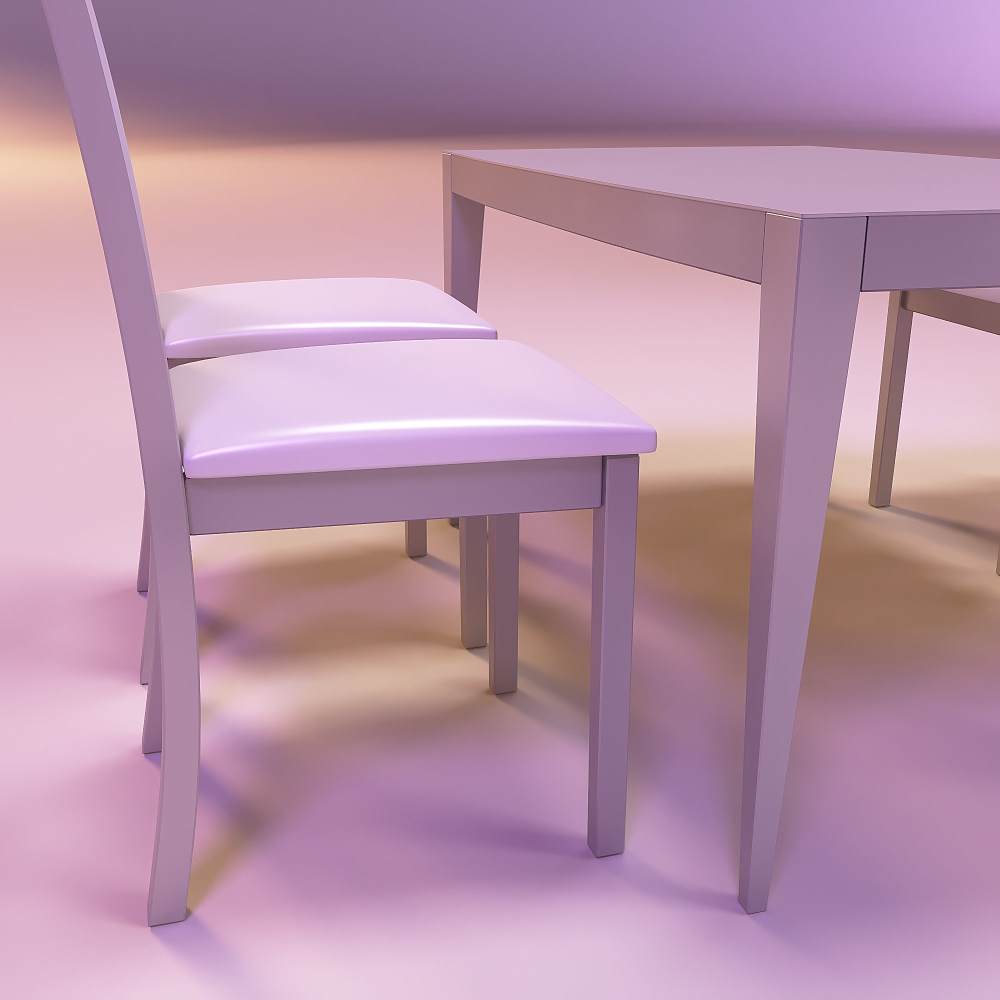 Dining Table and Chairs 3d Printed Stl Files Gabby Dollhouse - Etsy UK