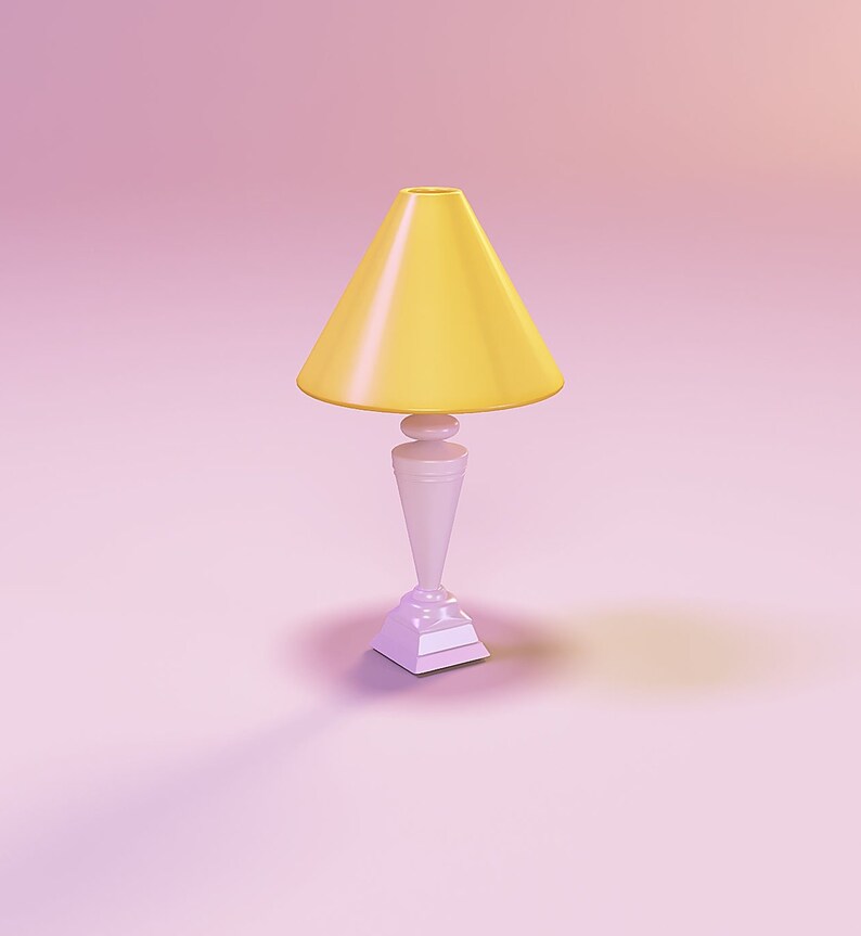 Miniature Dollhouse Furniture Lamp 3d Printed Files Stl, Gabbys ...