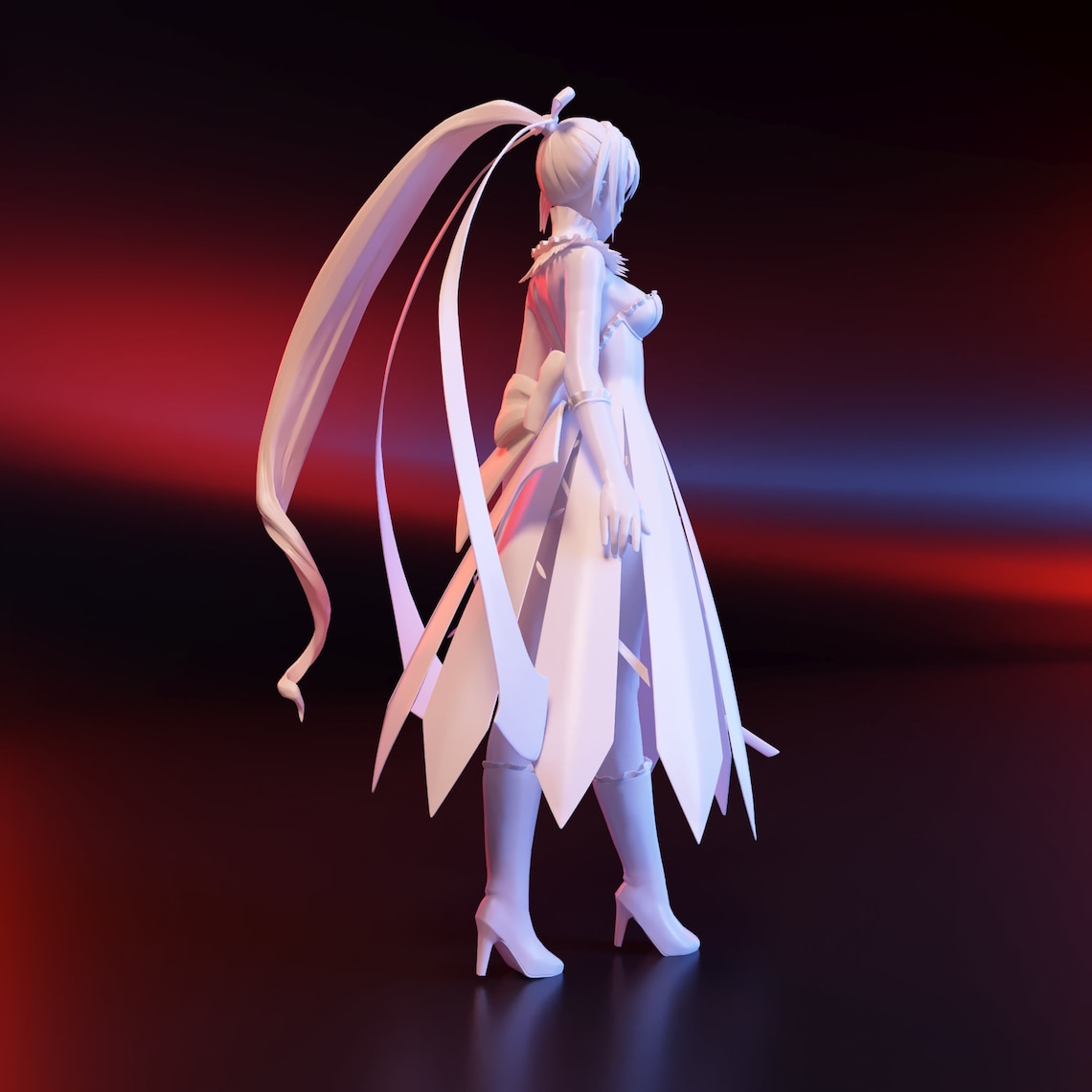 Anime Fighters Women 3d Printed Files Stl Digital Print Set - Etsy