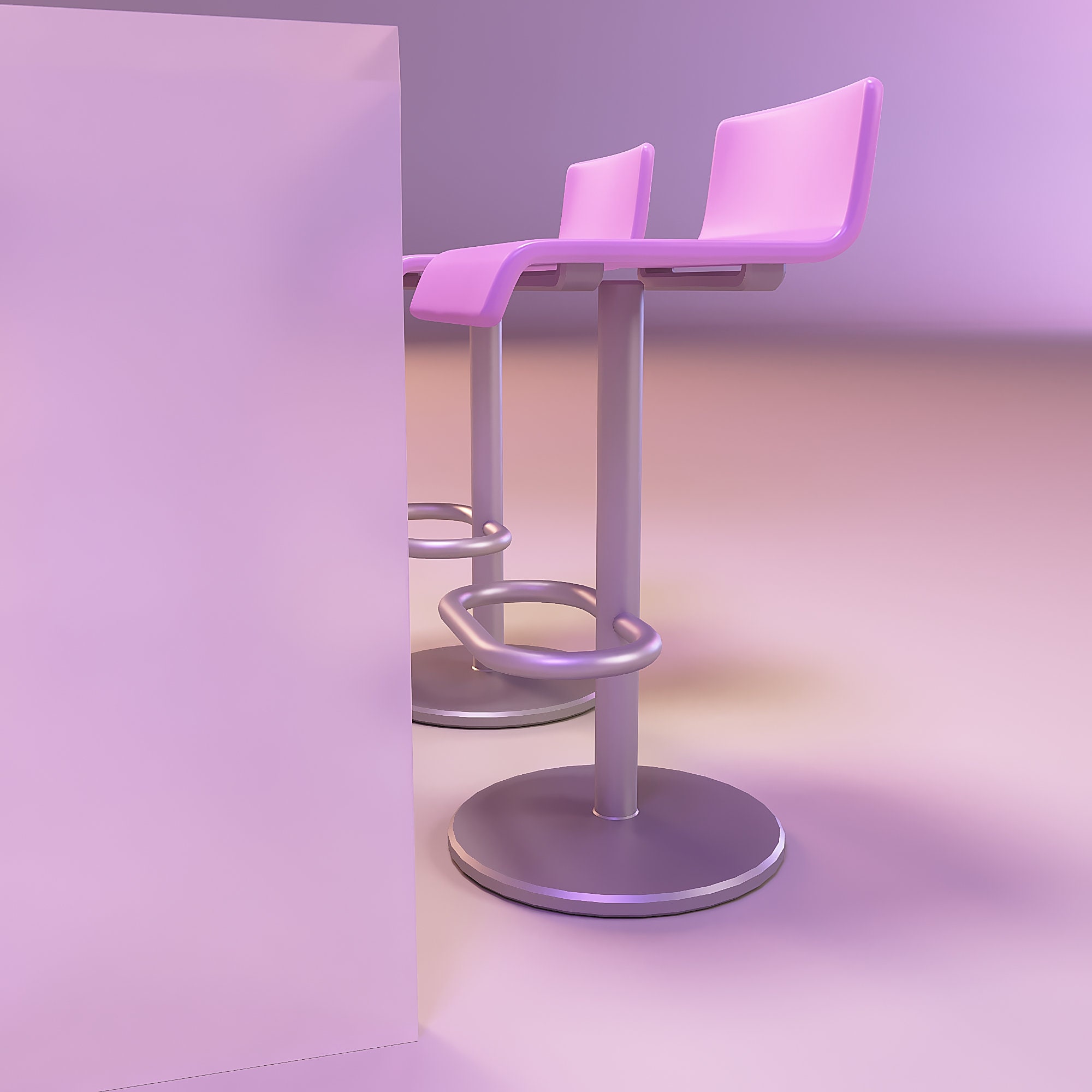 Bar Chair and Bar Counter 3d Printed Stl Files Gabby - Etsy UK
