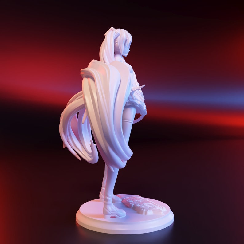 Anime Miku Hatsune 3d Printed Files Stl Digital Instant Download Etsy