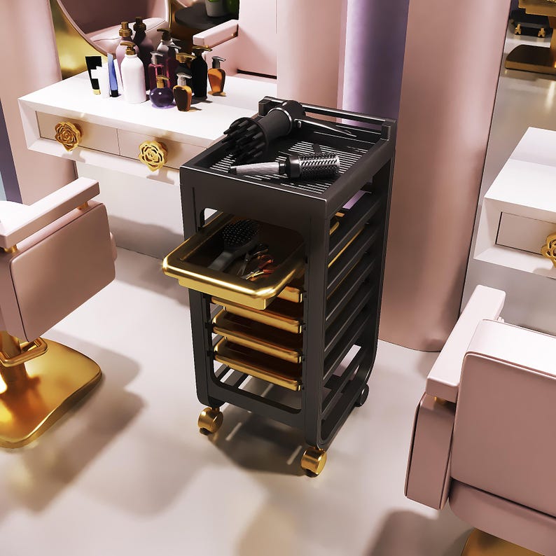 1:12 Scale Dollhouse Miniature Spa Set STL File, Luxury Beauty Salon ...