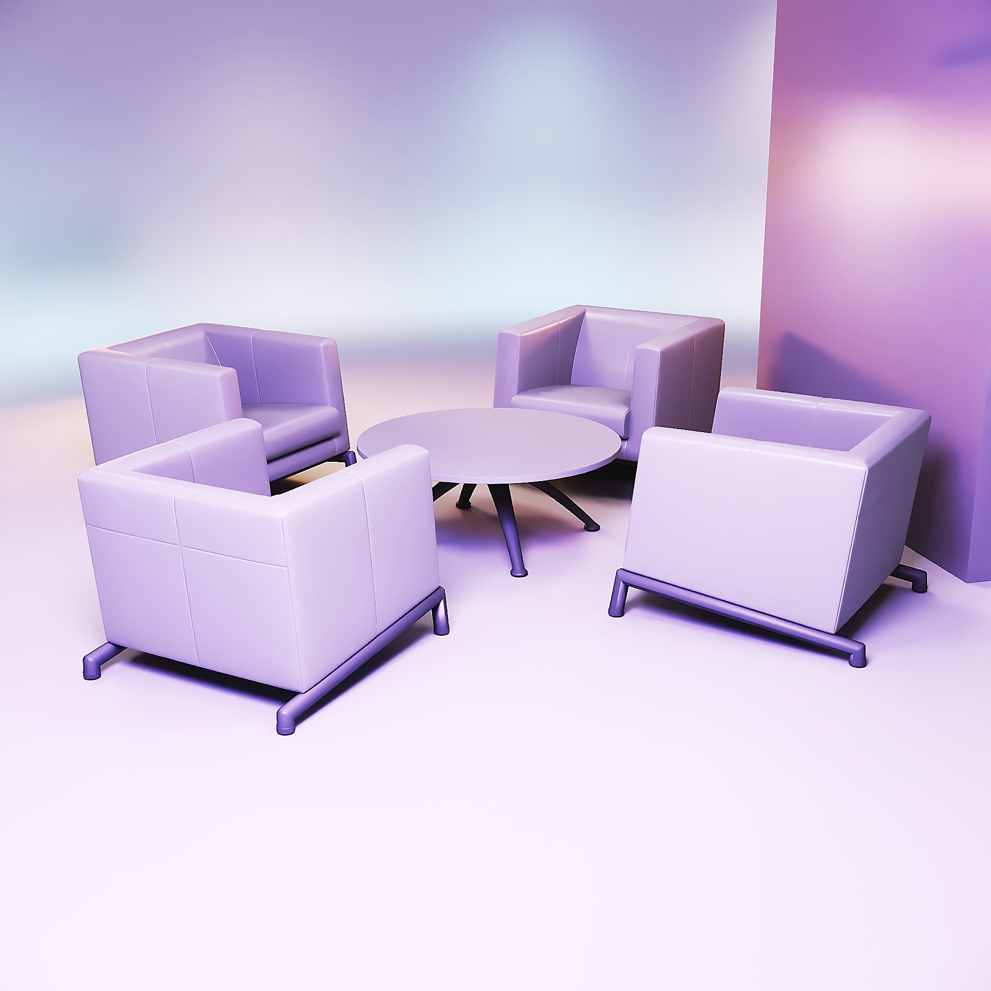 Recliner Chair and Coffee Table Kit 3d Printed Stl Files, Dollhouse ...