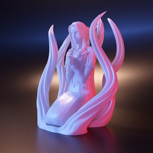 Anime Aerith 3d Printed Files Stl Digital Print Set Character - Etsy