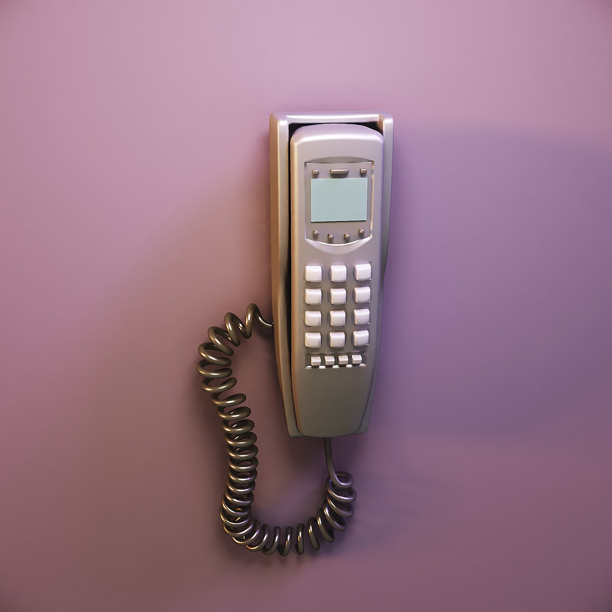 Miniature Dollhouse Furniture Intercom Telephone 3d Printed Files Stl ...