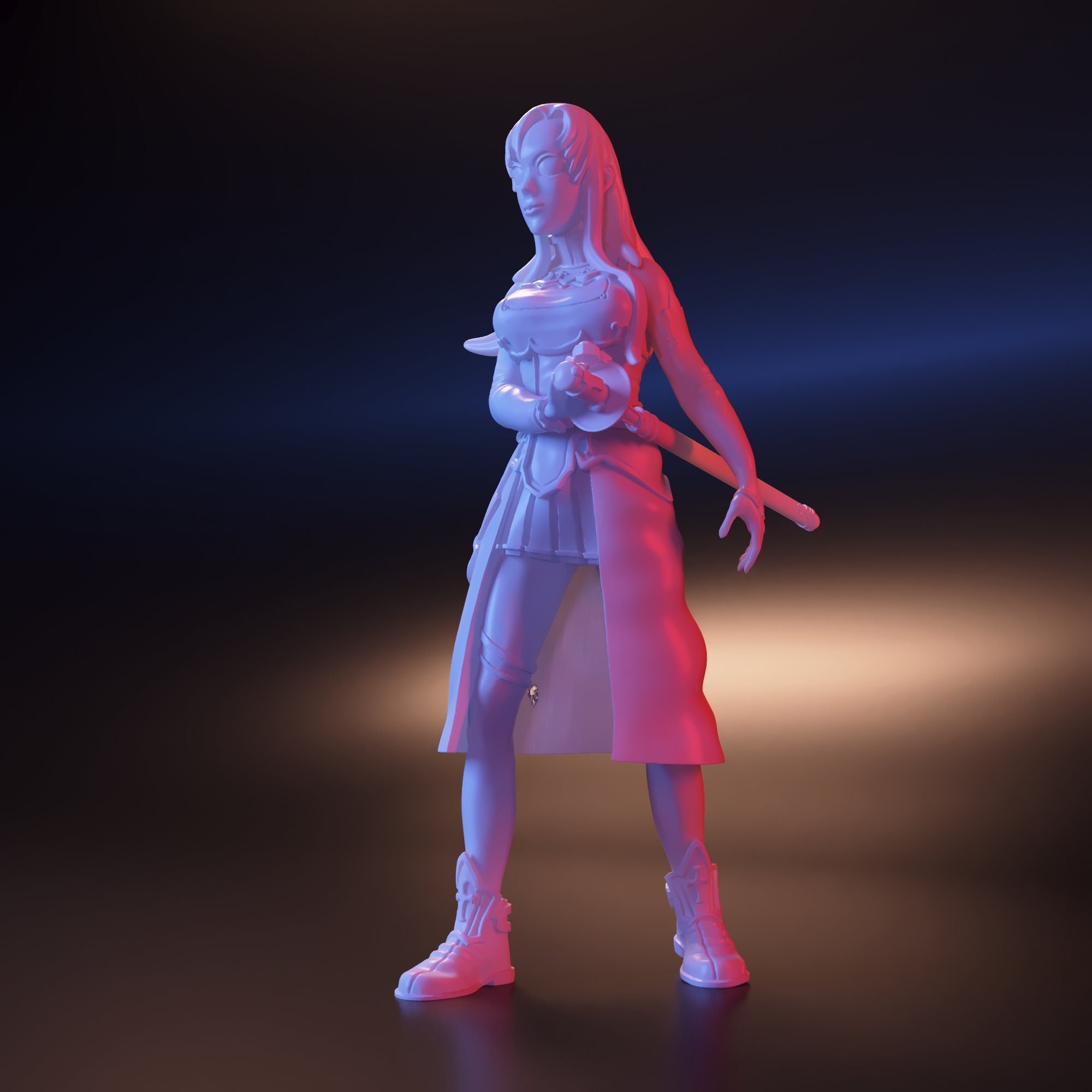Anime Yuuki Asuna 3d Printed Files Stl Digital Print Set - Etsy UK