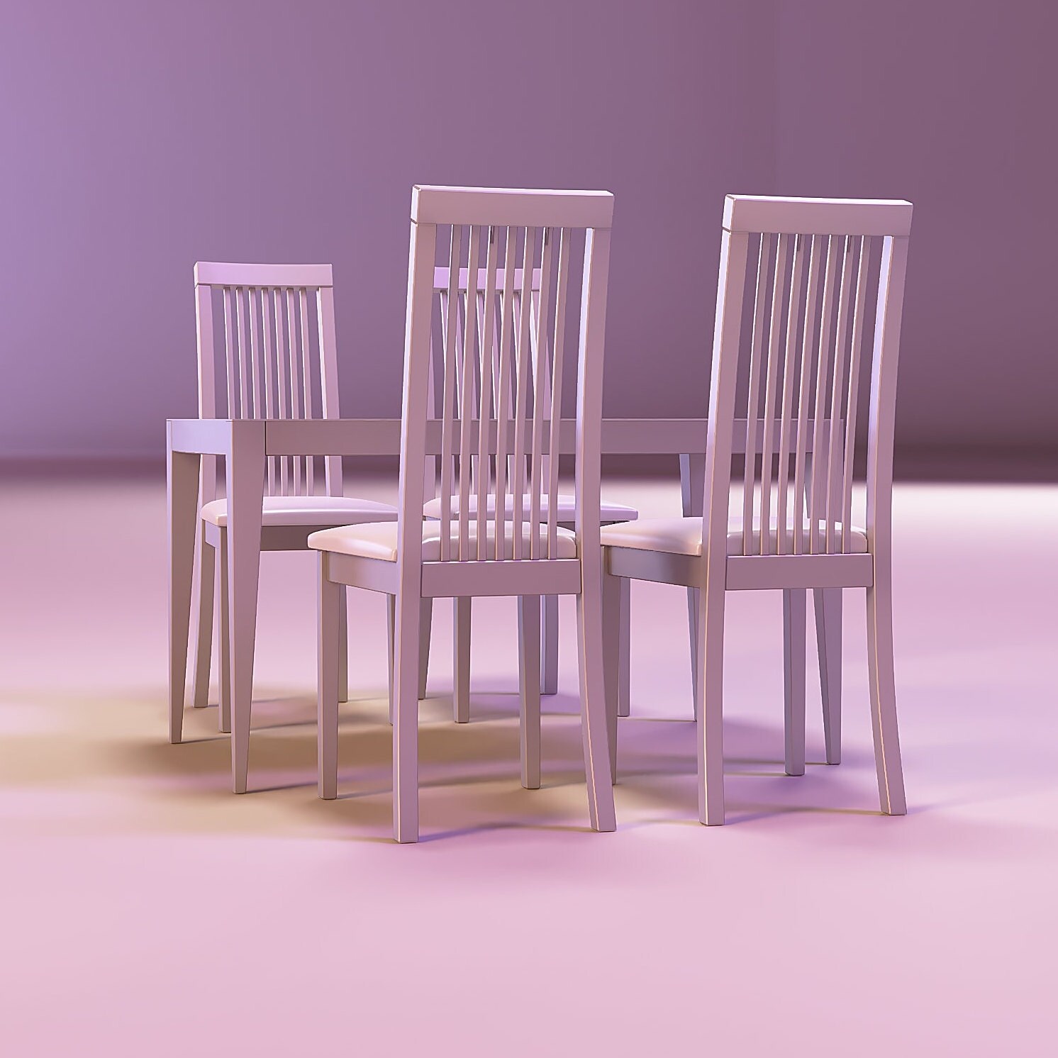 Dining Table and Chairs 3d Printed Stl Files Gabby Dollhouse - Etsy UK