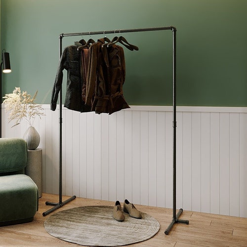 Collapsible Free Standing Clothes Rack Clothing Rack Retail - Etsy